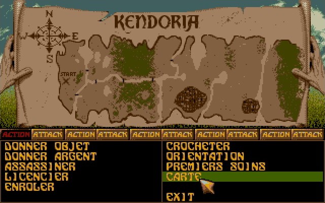 Ishar: Legend of the Fortress Atari ST/E Screenshots, capture d'écrans ...