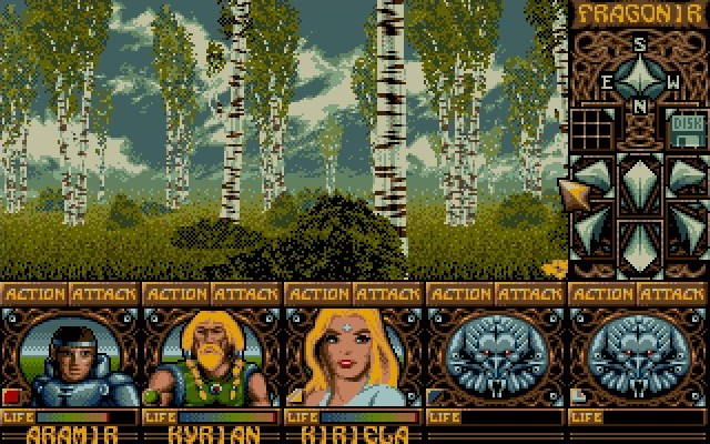 Ishar: Legend of the Fortress Atari ST/E Screenshots, capture d'écrans ...