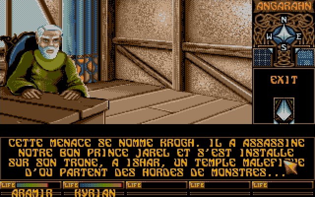Ishar: Legend of the Fortress Atari ST/E Screenshots, capture d'écrans ...
