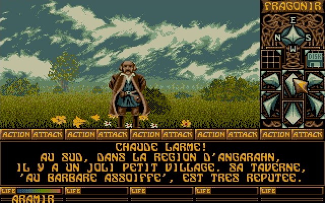 Ishar: Legend of the Fortress Atari ST/E Screenshots, capture d'écrans ...