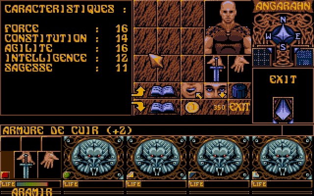 Ishar: Legend of the Fortress Atari ST/E Screenshots, capture d'écrans ...