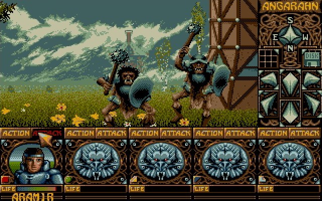 Ishar: Legend of the Fortress Atari ST/E Screenshots, capture d'écrans ...