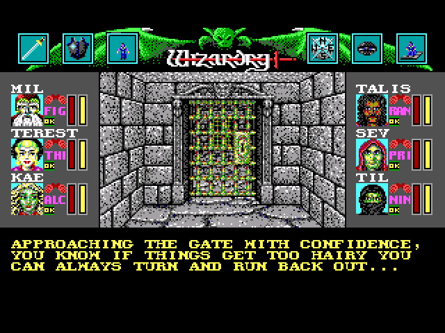 Wizardry VI: Bane of the Cosmic Forge Fiche RPG (reviews, previews ...