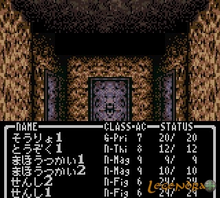 Wizardry III: The Legacy of Llylgamyn Game Boy Color Screenshots ...
