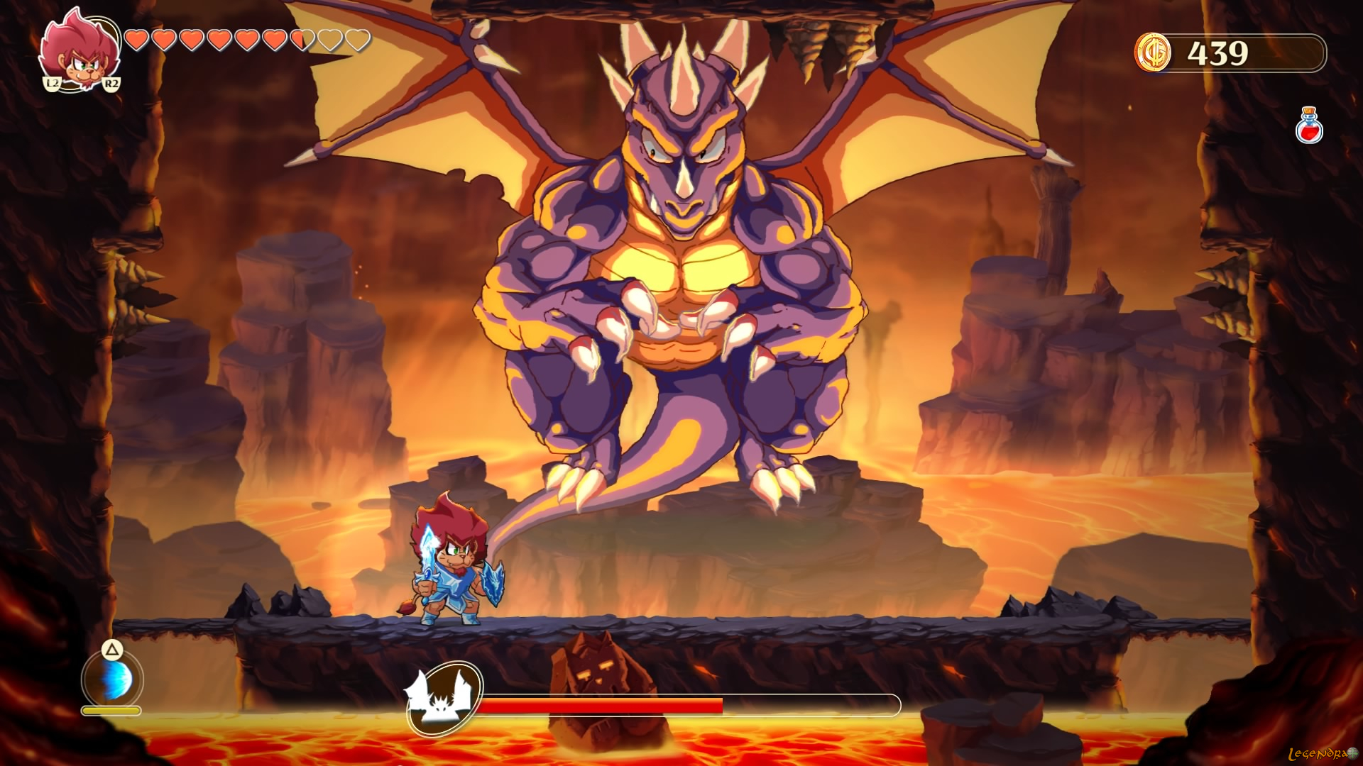 Monster Boy and the Cursed Kingdom PlayStation 4 Screenshots, capture d ...