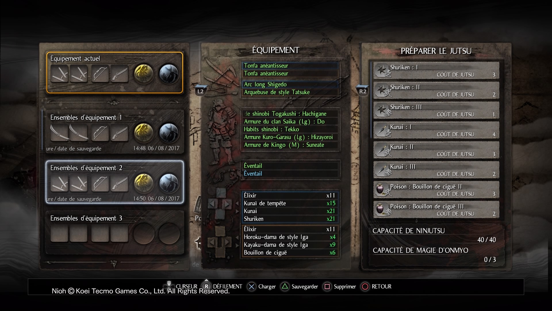 Nioh: Defiant Honor Fiche RPG (reviews, previews, wallpapers, videos ...