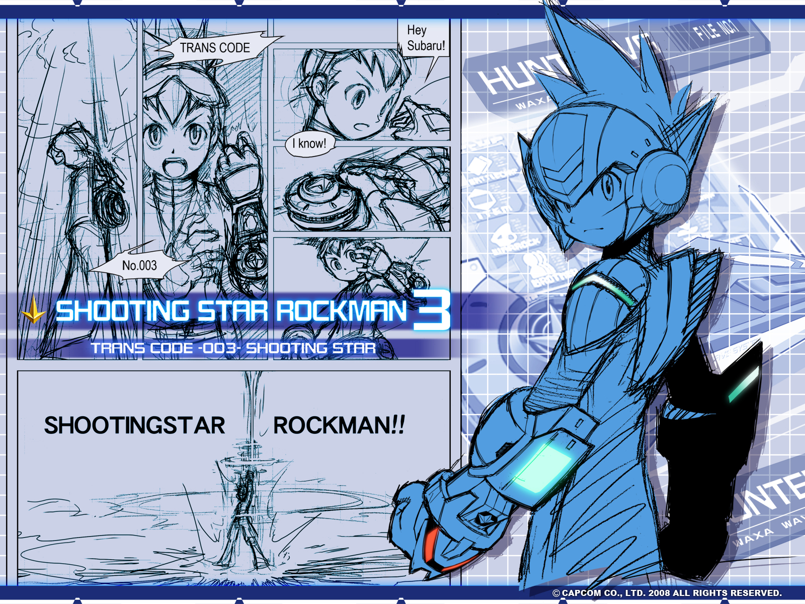 Mega Man Star Force 3: Black Ace Nintendo DS Wallpapers, fonds d'écran ...