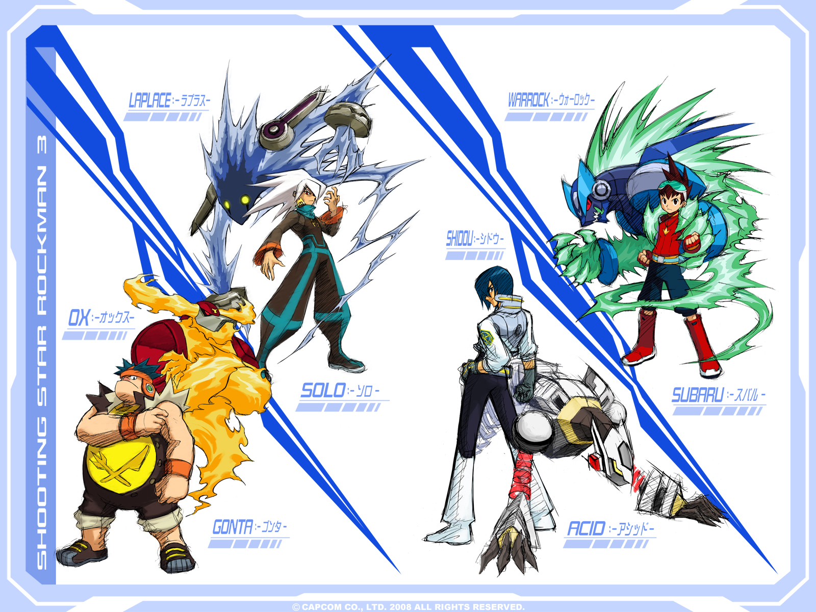 Mega Man Star Force 3: Black Ace Nintendo DS Wallpapers, fonds d'écran ...