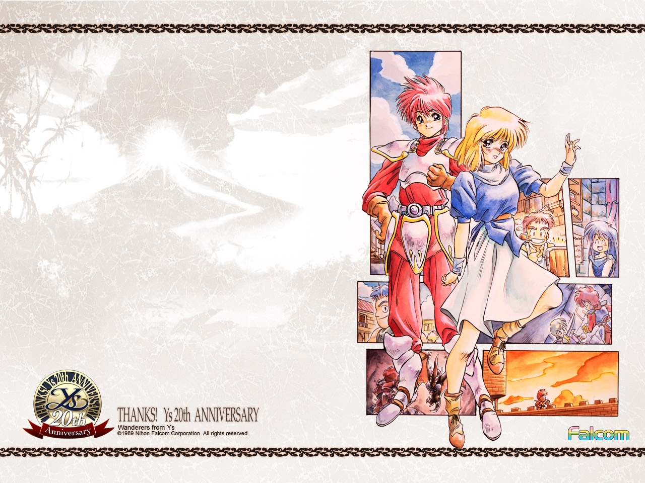 Ys III: Wanderers from Ys PC-9800 Series Wallpapers, fonds d'écran ...